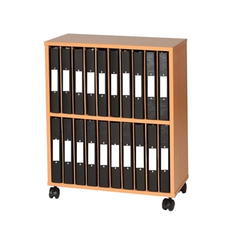 Mobile A4 Ring Binder Storage Unit