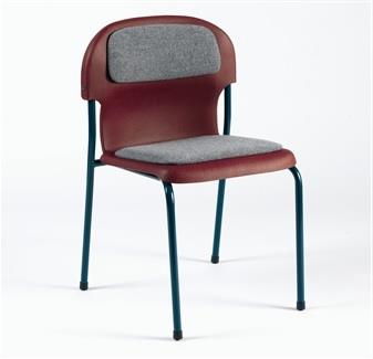Chair 2000 With Upholstered Seat Back Pads UK Educational Chair 2000 With Upholstered Seat Back Pads UK Educational